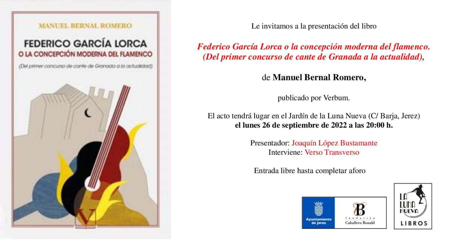 Manuel Bernal, profesor de Lengua y Literatura, presentará su libro ...